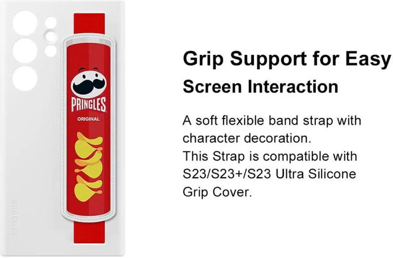 Original Samsung Pringles Swappable Strap for S23 Series Grip Case (GP ...