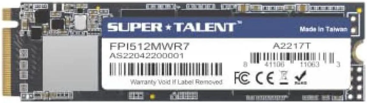 Super Talent Super Talent Internal SSD 512GB PCIe Gen3x4 NVMe M.2 Up to ...