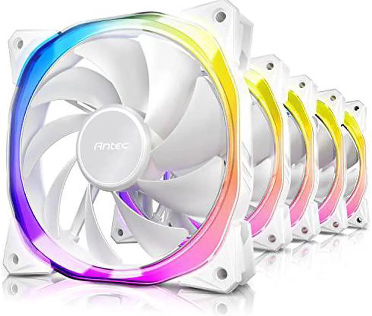 Antec RGB Fans, PC Fans, 5V-3PIN Addressable RGB Fans, 120mm Fan with ...
