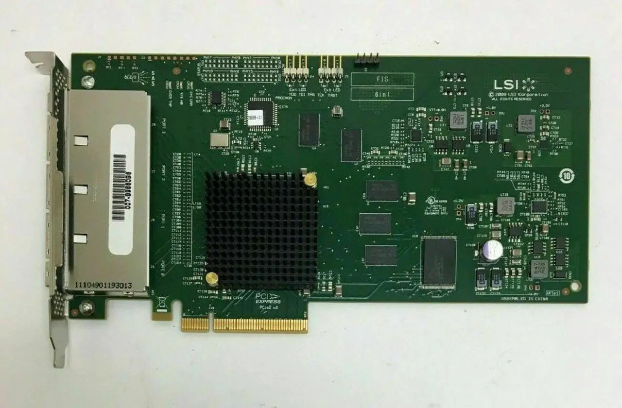 LSI SAS9200-16e 16-Port External HBA Full-Height PCIe P20 IT Mode ZFS ...