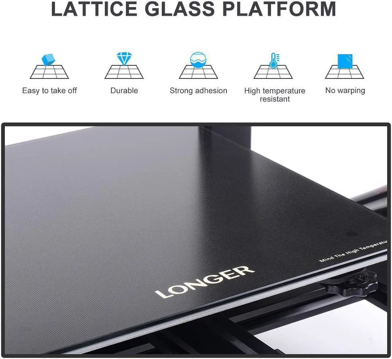 Longer Large Print Size 300x300x400mm (11.8"x11.8"x15.7") 3D Printer ...
