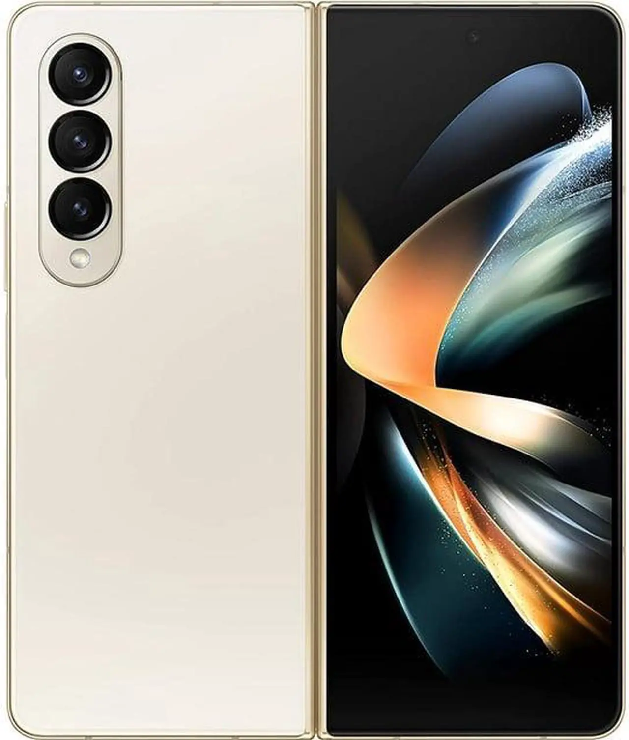 Refurbished: Samsung Galaxy Z Fold4 512GB Fully Unlocked Beige - Grade ...