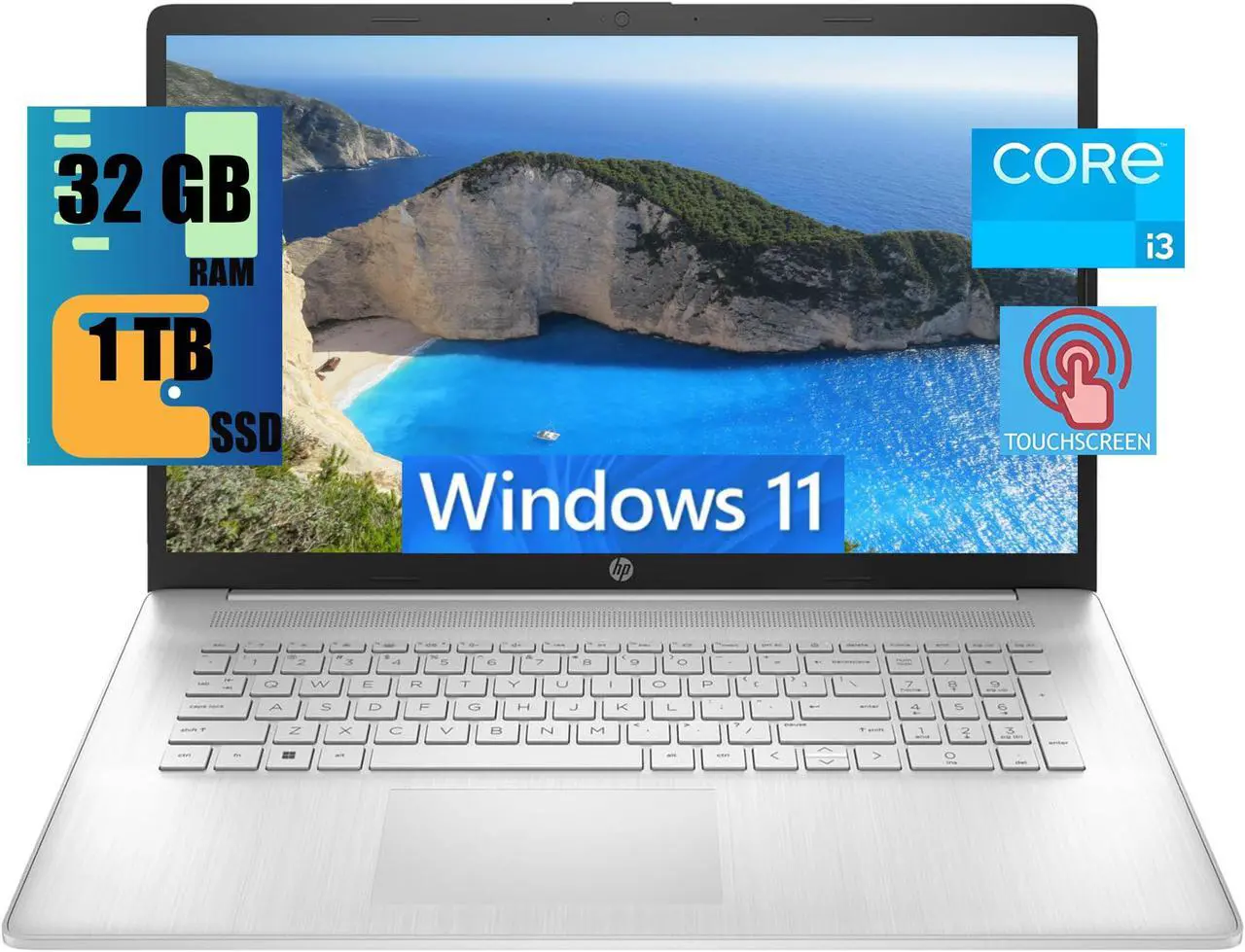 HP 15 Laptop, 15.6" HD Touchscreen, Intel Core i3-1115G4 Processor, Intel UHD Graphics, 32GB ...