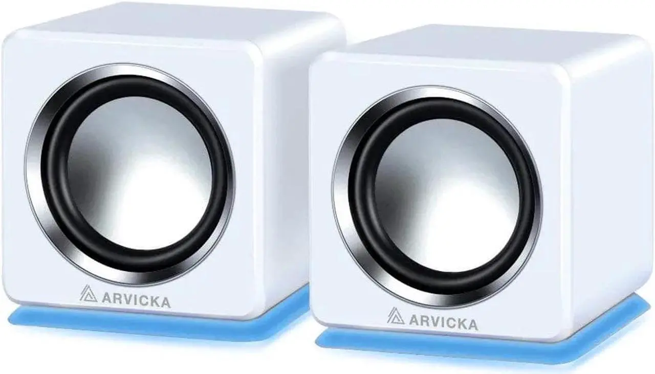 ARVICKA Computer Speakers- Small Wired External Laptop Speakers 2.0 ...