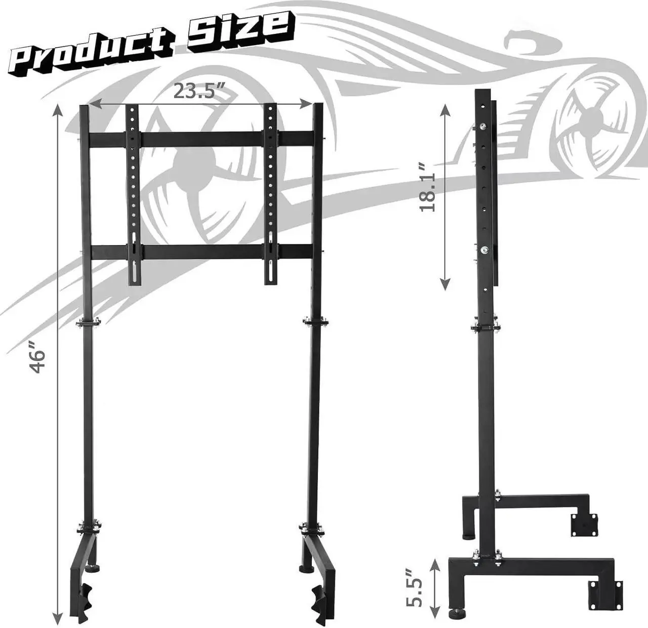 Minneer Racing Pro Visualizer Display Stand Adjustable,Supports 24 to ...