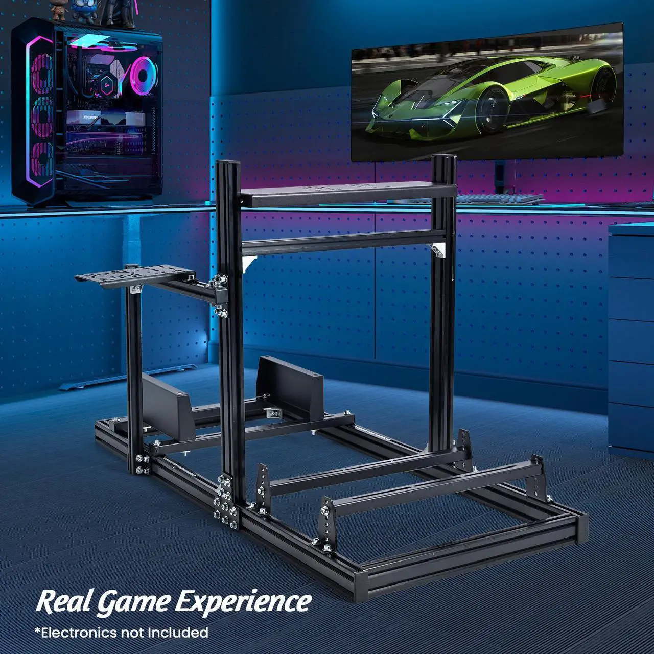 Minneer F1 More Stable Racing Simulator Cockpit Stand Fit for Logitech ...