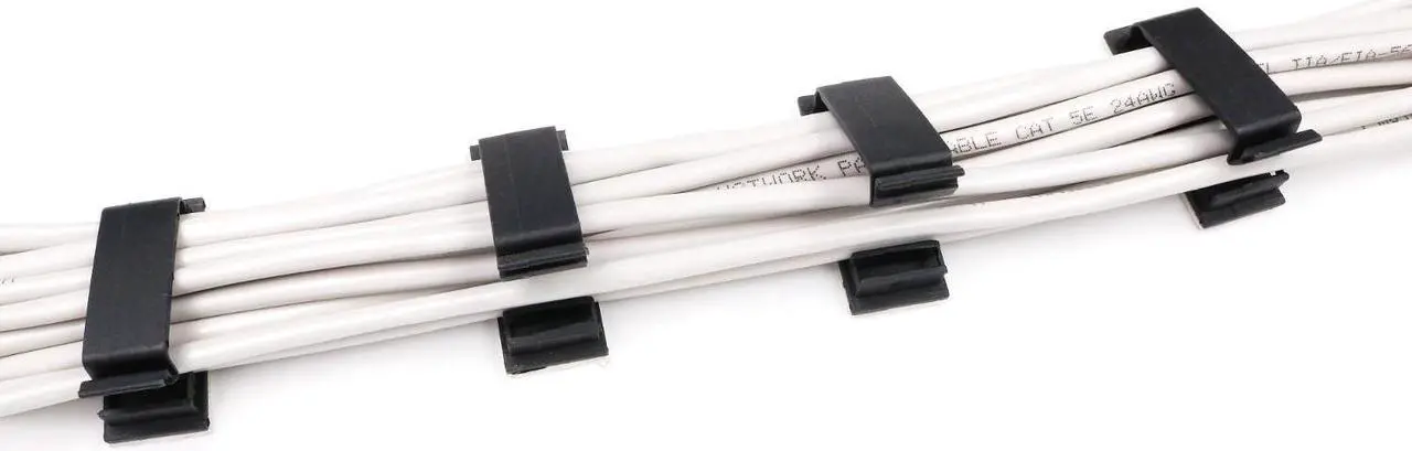 Cable Clips 3M Adhesive, Multipurpose Wire Clamps for Cable Management ...