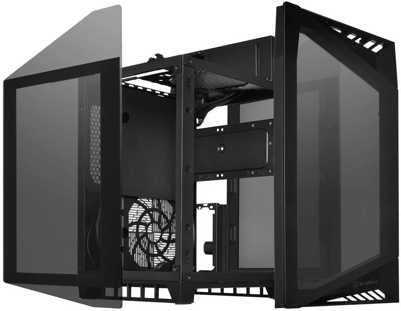 SilverStone LD03 SST-LD03B Black Computer Case - Newegg.com