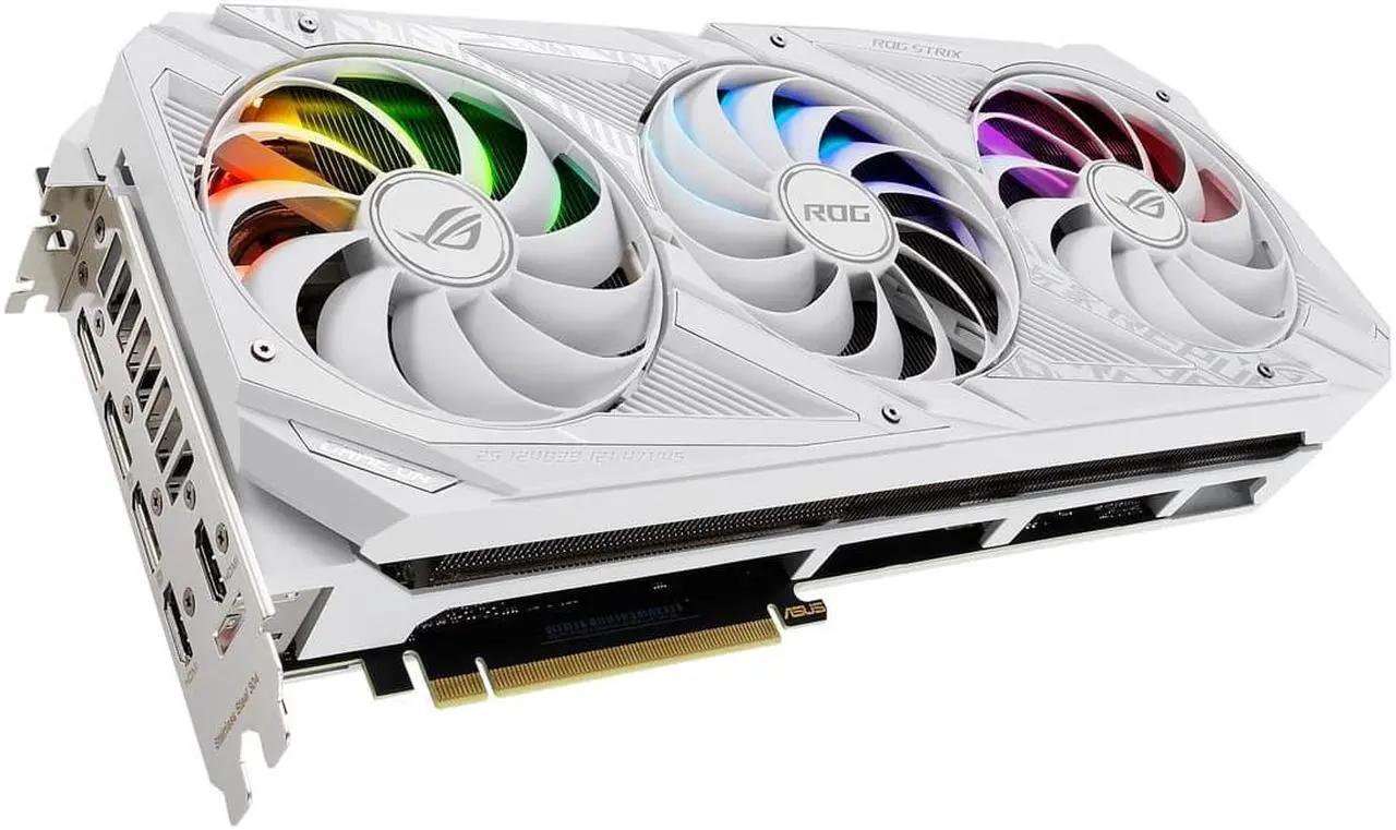 Refurbished: ASUS ROG Strix GeForce RTX 3090 24GB WHITE GDDR6X PCI ...