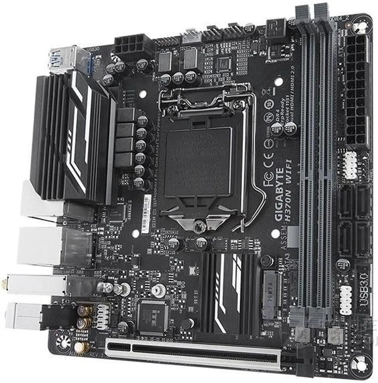 Refurbished: GIGABYTE H370N WIFI LGA 1151 Intel H370 DDR4 32GB Mini-ITX ...
