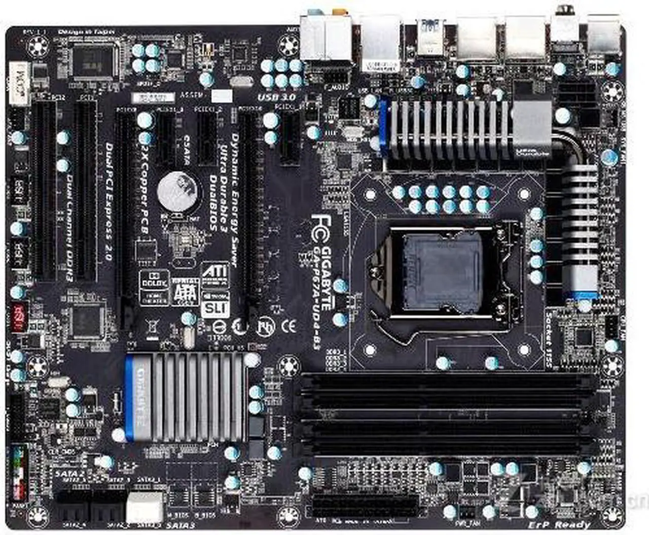 Refurbished: GIGABYTE GA-P67A-UD4-B3 LGA 1155 Intel P67 DDR3 32GB ATX ...