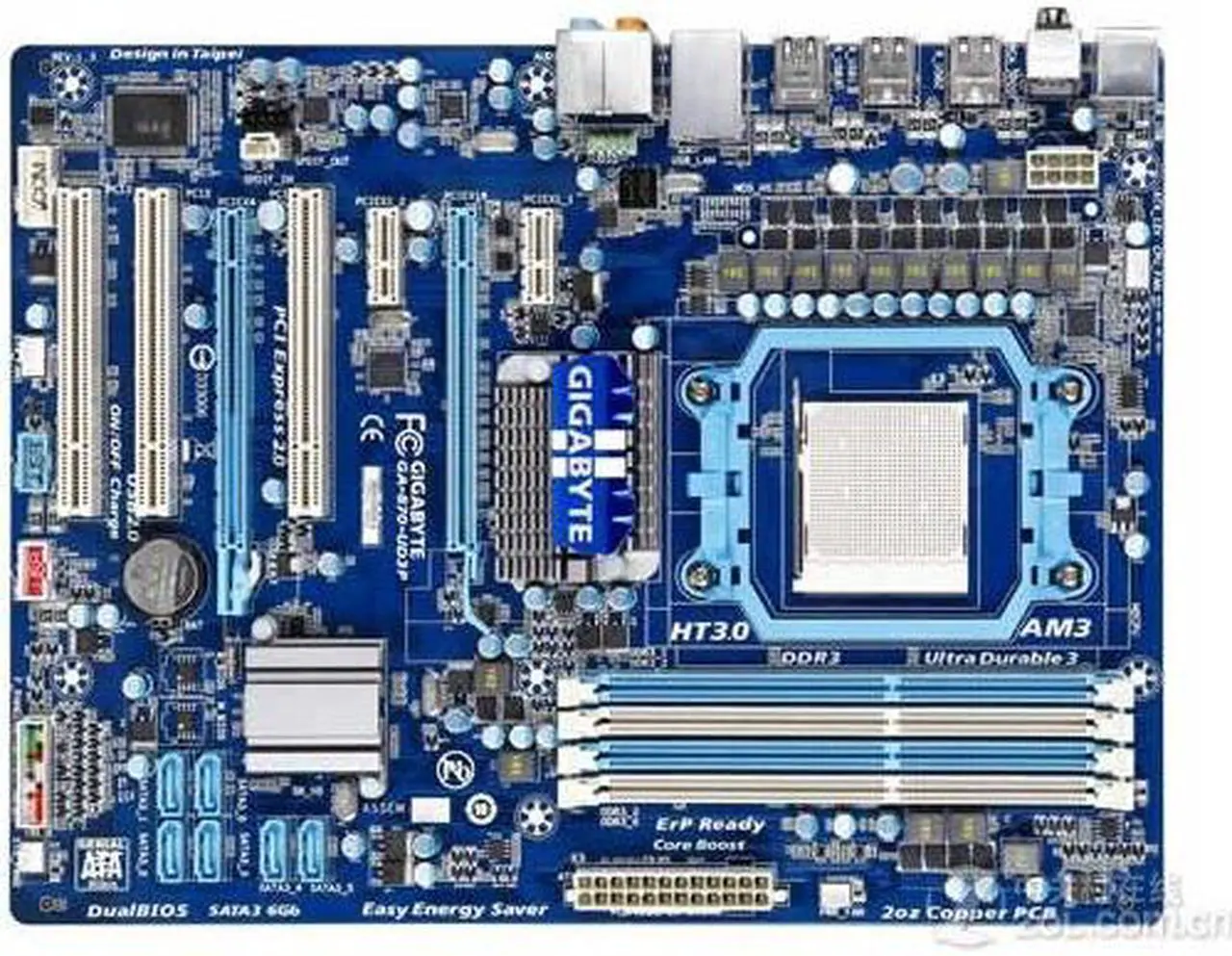Refurbished: GIGABYTE GA-870-UD3P(rev.1.0) Socket AM3 AMD 870 DDR3 16GB ...