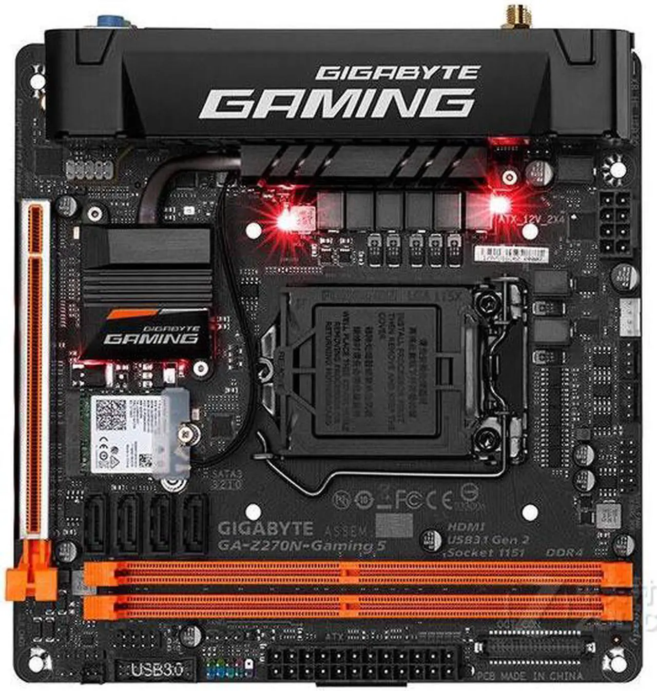 Refurbished: GIGABYTE Z270N-GAMING 5 LGA 1151 Intel Z270 DDR4 32GB Mini ...