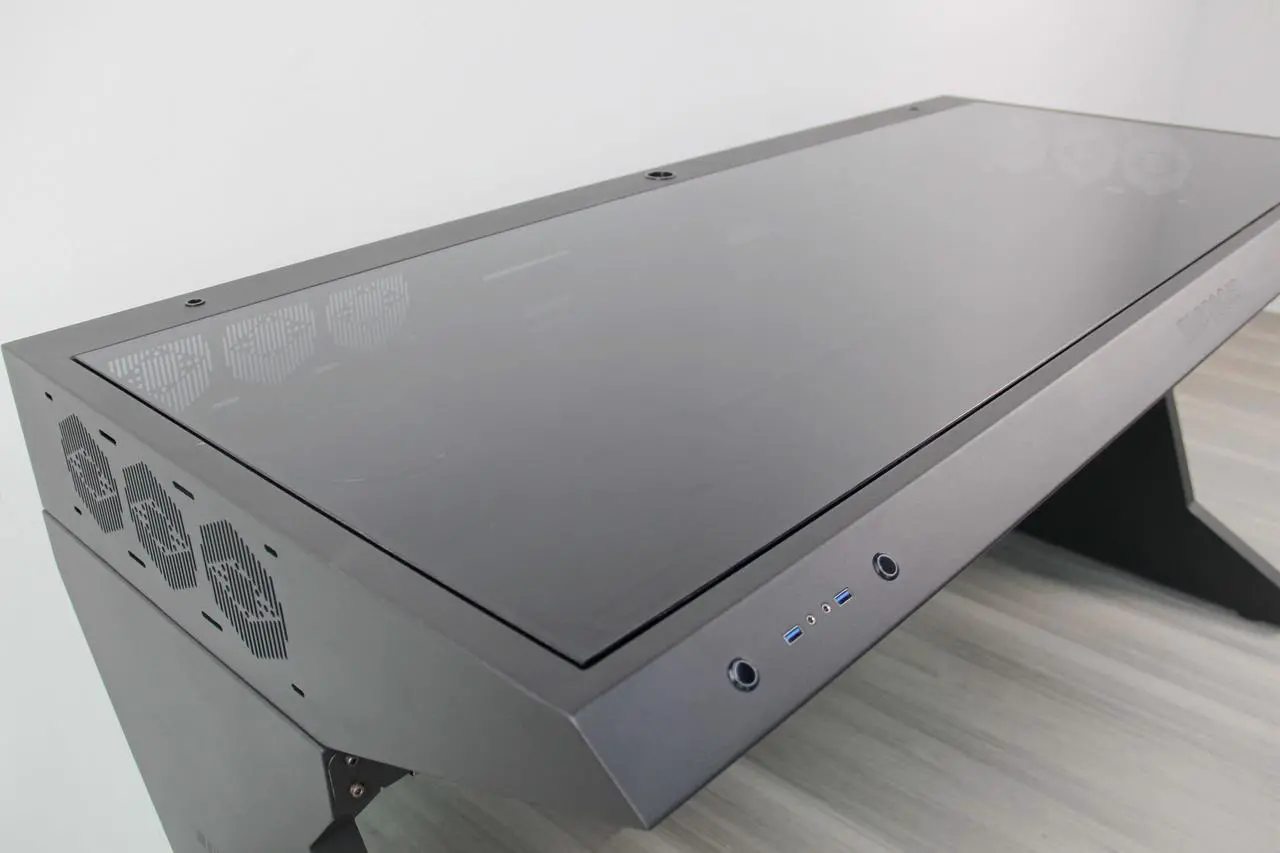 ALAMENGDA BO-X 63" RGB Built-in ATX Full Tower PC Computer Case, E-ATX ...