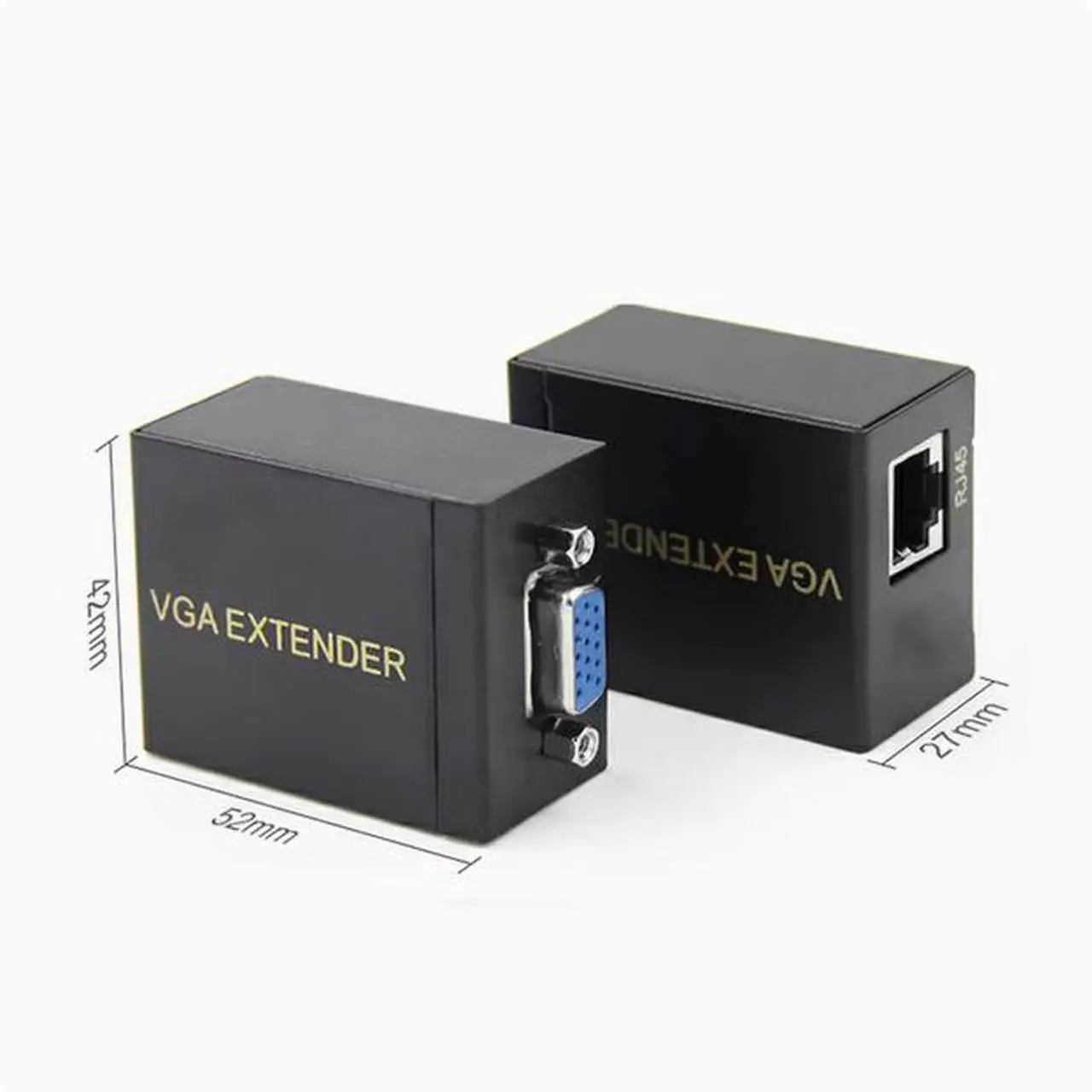 Passive 8P8C twisted pair transmitter 60 m VGA extender vga cable ...