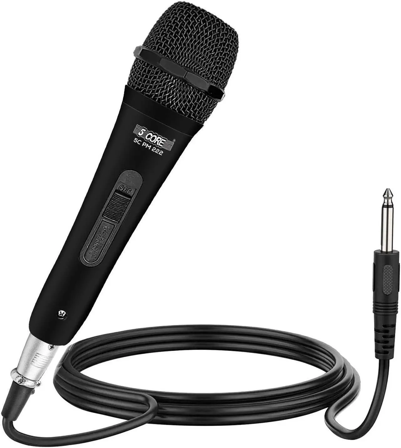 5 Core Microphone XLR Dynamic Mic Karaoke Singing Handheld Microfono ...