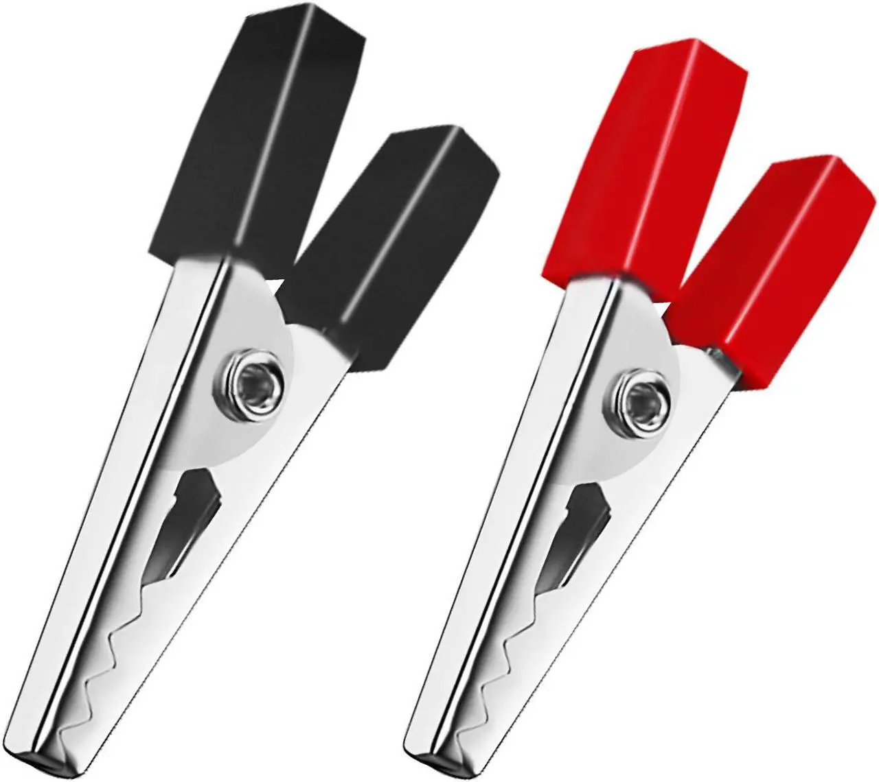 5Core Alligator Clips Electrical Metal Battery Jumper Clamps Insulated ...