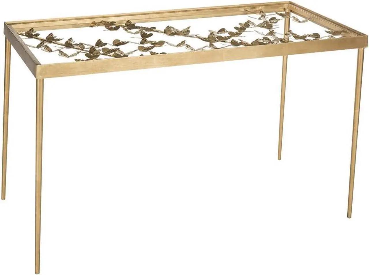 SAFAVIEH Home Collection Rosalia Butterfly Desk, Antique Gold - Newegg.com