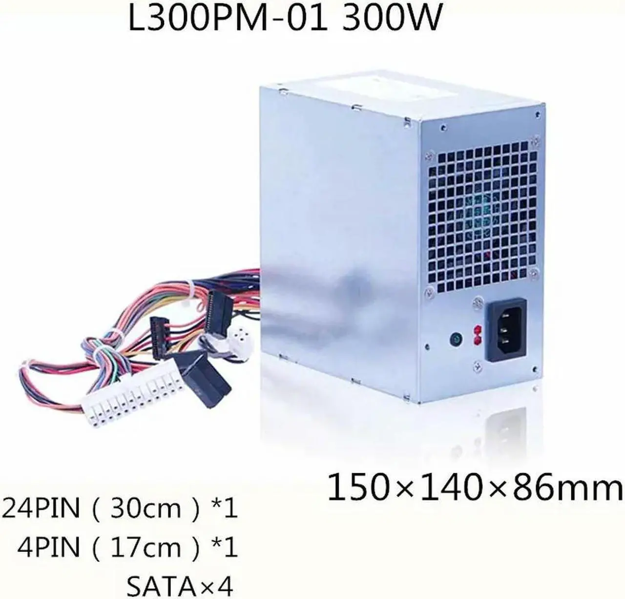 300W PSU ATX Power Supply L300PM-01 For OptiPlex 390 790 990 3010 ...