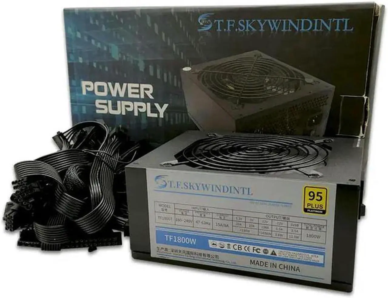 1800W ATX Computer Switch Power Supply PSU 1600W Power Supply Switching ...