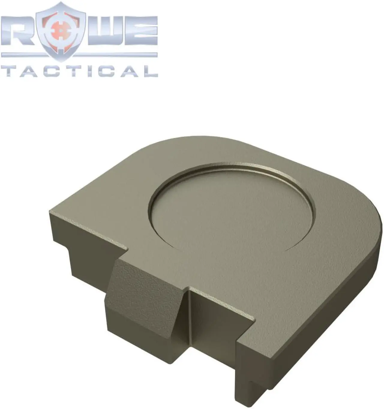 Rowe Tactical Rear Slide Cover Plate for Glock G43 G43x G48 - FDE - No ...