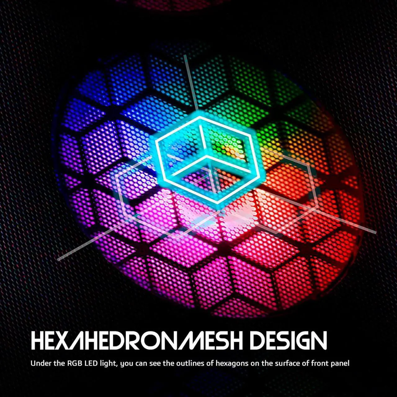 Raidmax MESHIAN X921 Mesh Airflow and Tempered Glass Gaming PC Case ...