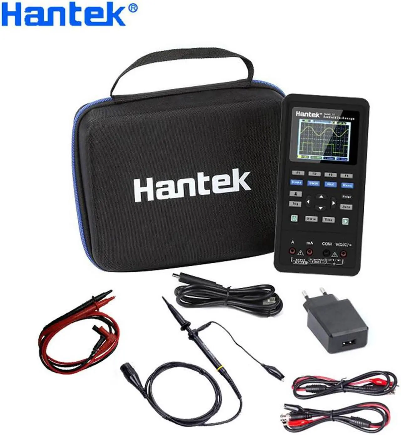 Hantek 2D42 2 Channel 3in1 Handheld oscilloscope DMM Multimeter tester ...