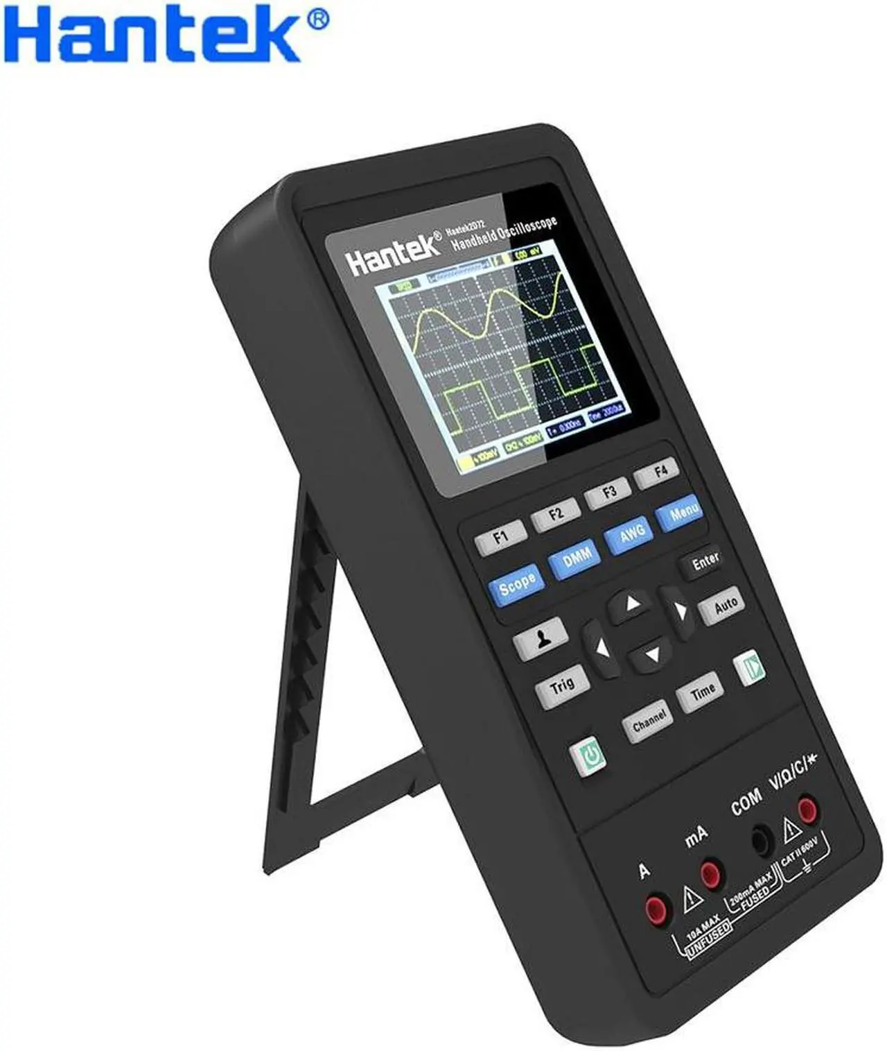 Hantek 2D42 2 Channel 3in1 Handheld oscilloscope DMM Multimeter tester ...
