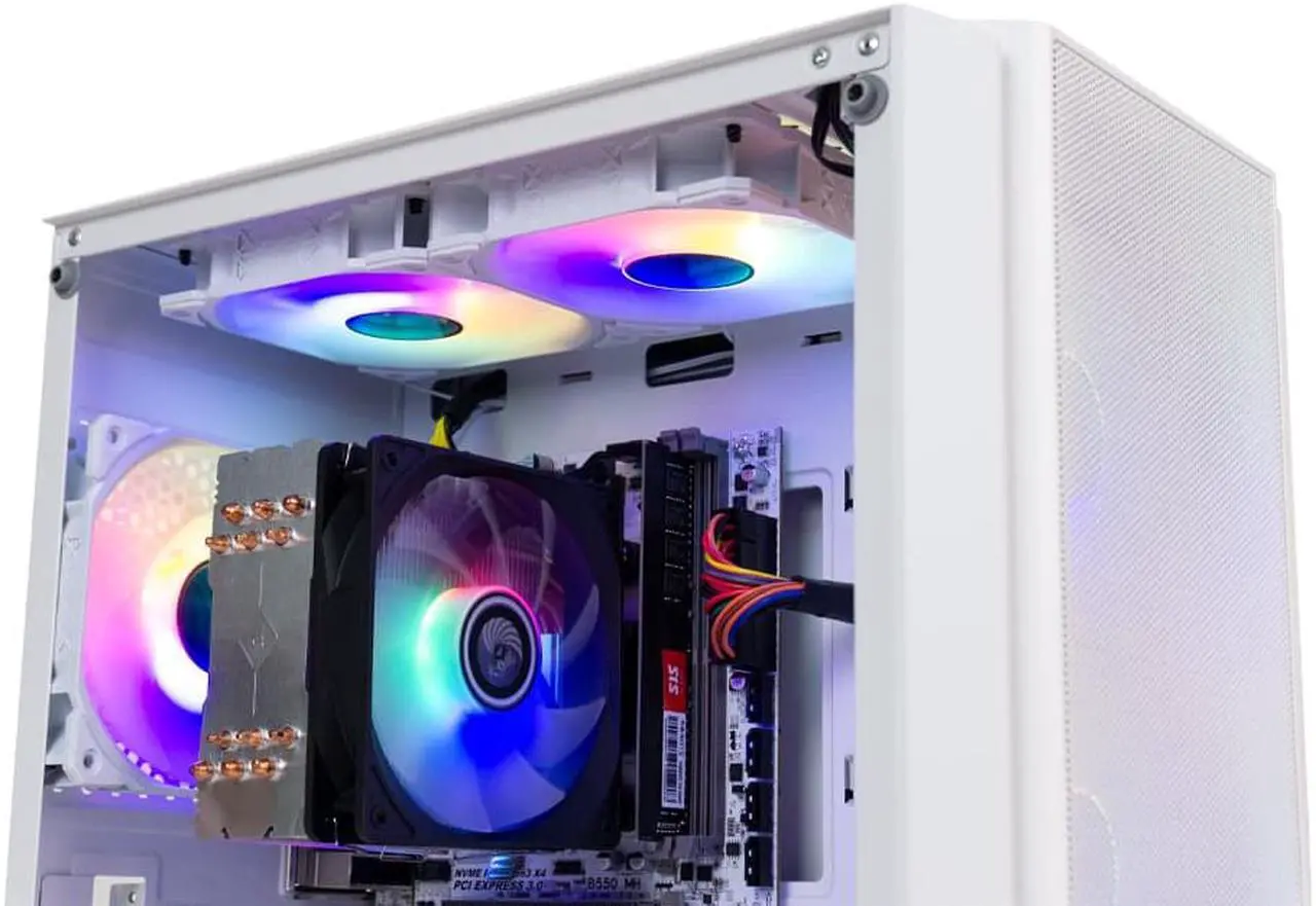 SEJISHI Gaming PC Computer AMD Ryzen 5 5600G 3.9GHz to 4.4GHz, Vega ...