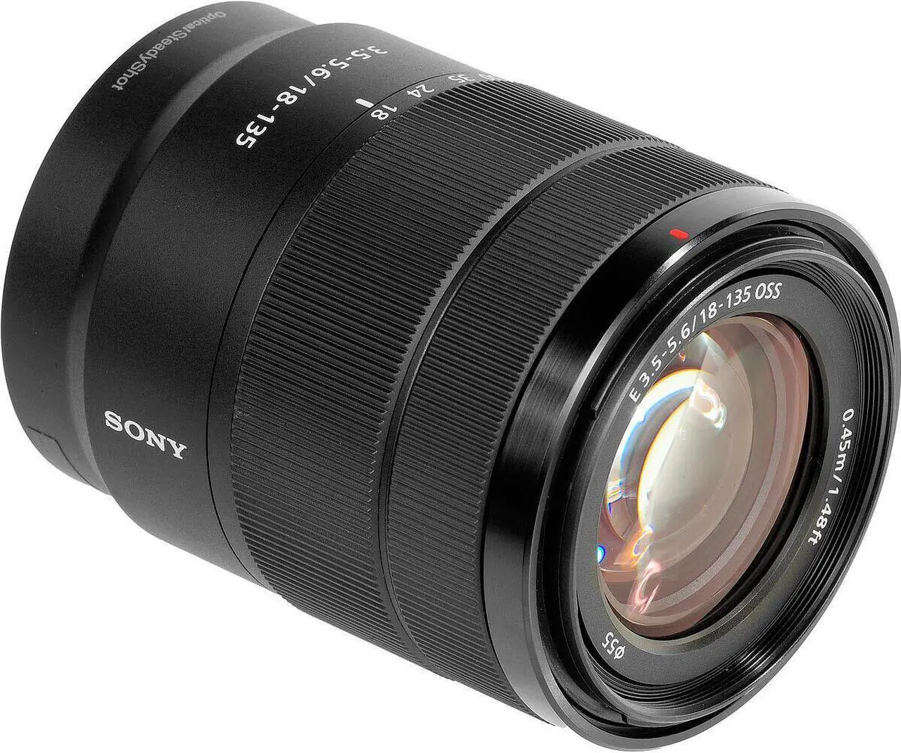 Sony E 18-135mm f/3.5-5.6 OSS Lens (SEL18135) - Bulk Packaging White ...
