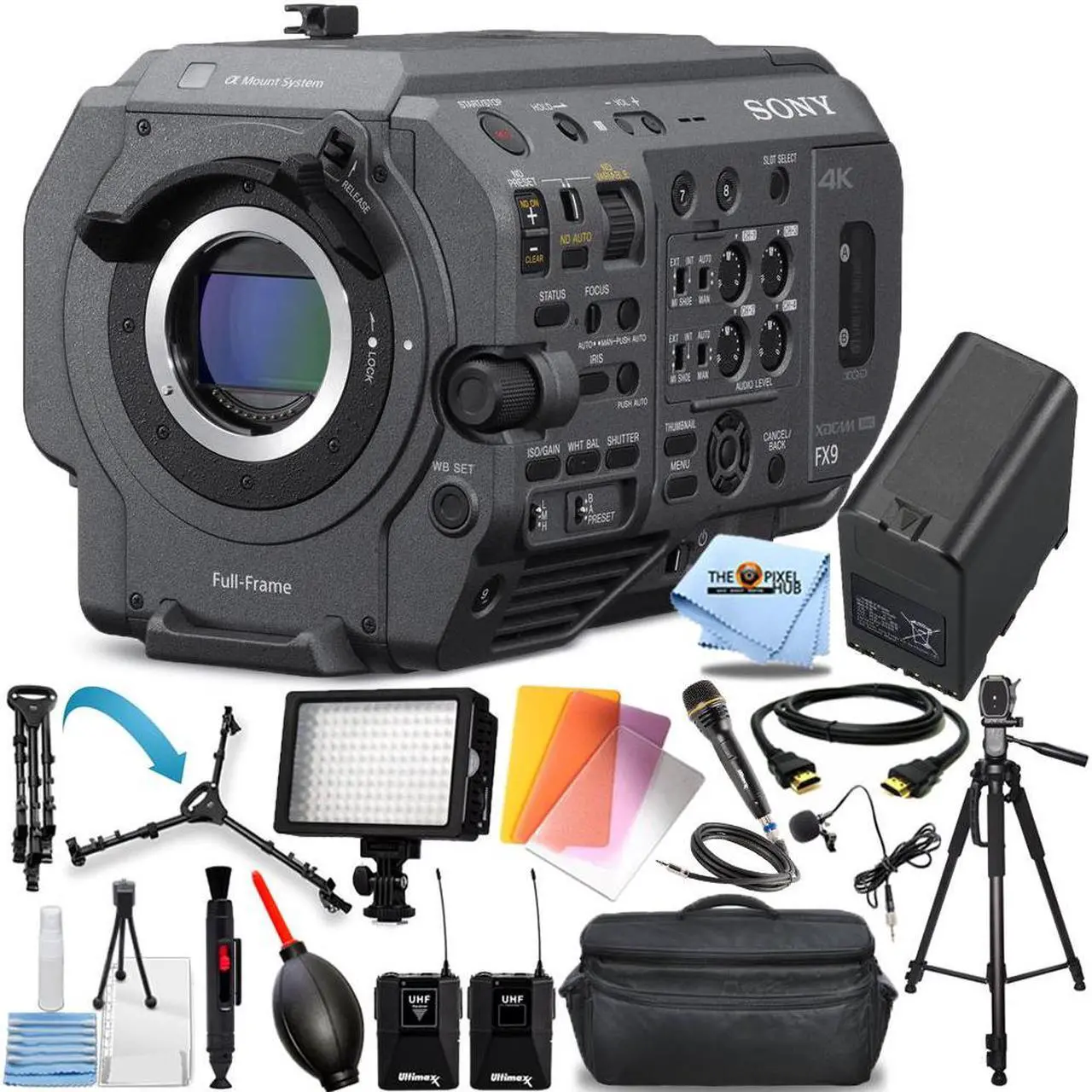 Sony PXW-FX9 XDCAM 6K Full-Frame Camera System (Body) + Mic Set + EXT ...