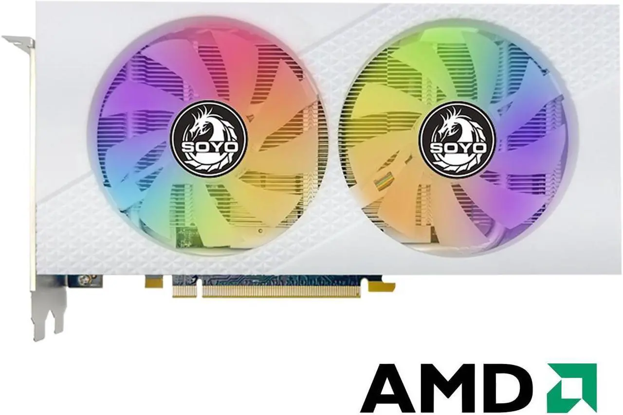 SOYO Graphics Cards RX580 8G GDDR5 RGB Memory Video Gaming Card PCIE3 ...