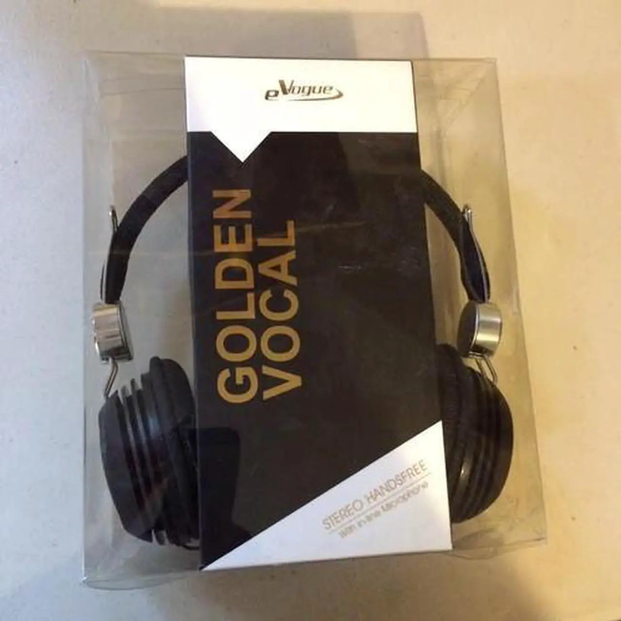 eVogue Golden Vocal Headphones BLACK - Newegg.com