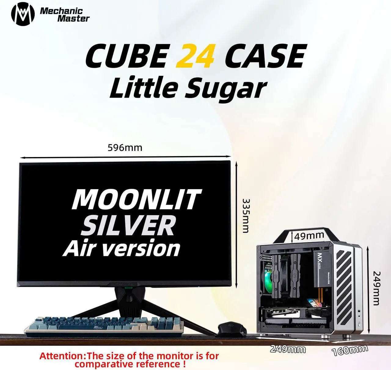 Mechanic Master C24 Small Cube Sugar Mini-ITX Chassis / Alumium / Steel ...