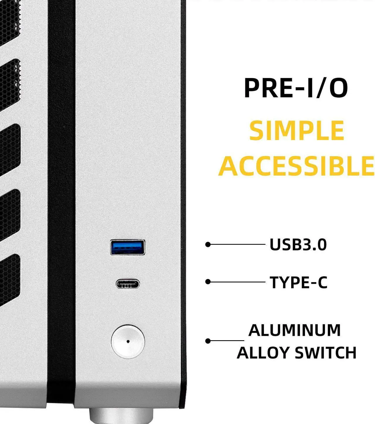 Mechanic Master C24 Small Cube Sugar Mini-ITX Chassis / Alumium / Steel ...