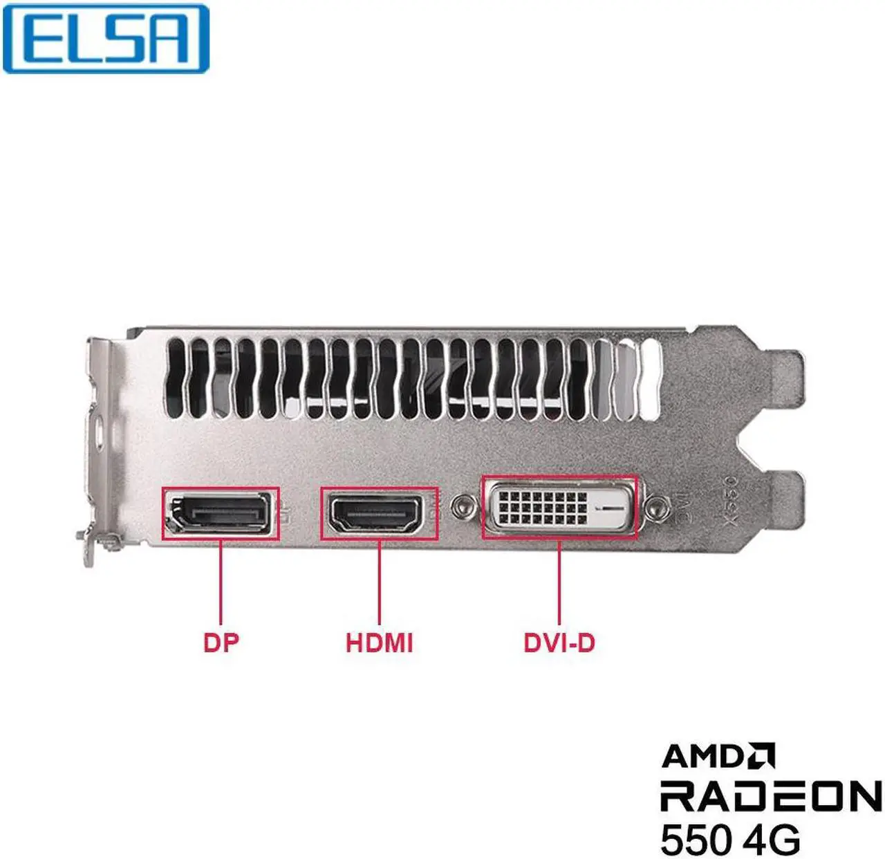 ELSA AMD Radeon RX 550 4GB GDDR5 128-Bit PCI Express 3.0 x 8 Video Card ...