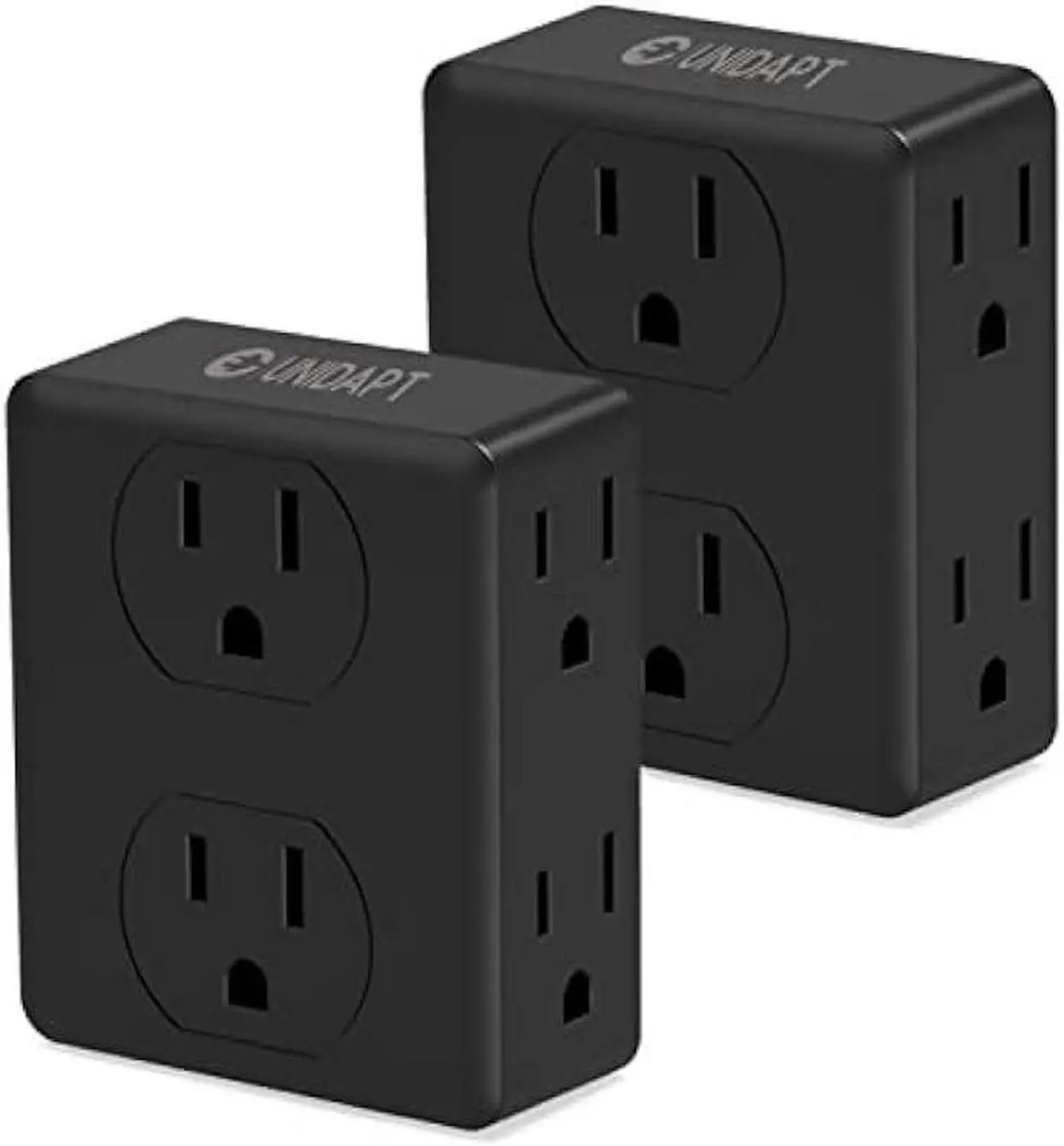 Multi Plug Outlet Splitter, Unidapt Multiple Outlet Extender Box with 6 ...