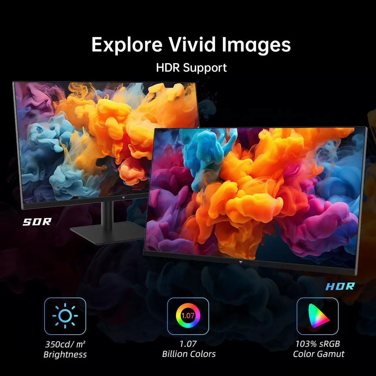 KTC 32 Inch 2K Computer Monitor, IPS 1440p Monitor, Ultra-Thin Bezels ...