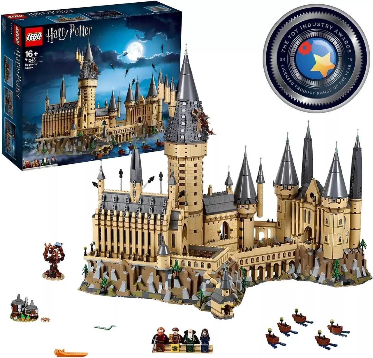 LEGO 71043 Adult Hogwarts Castle Building Set, 6020 Pieces - Age 16 ...