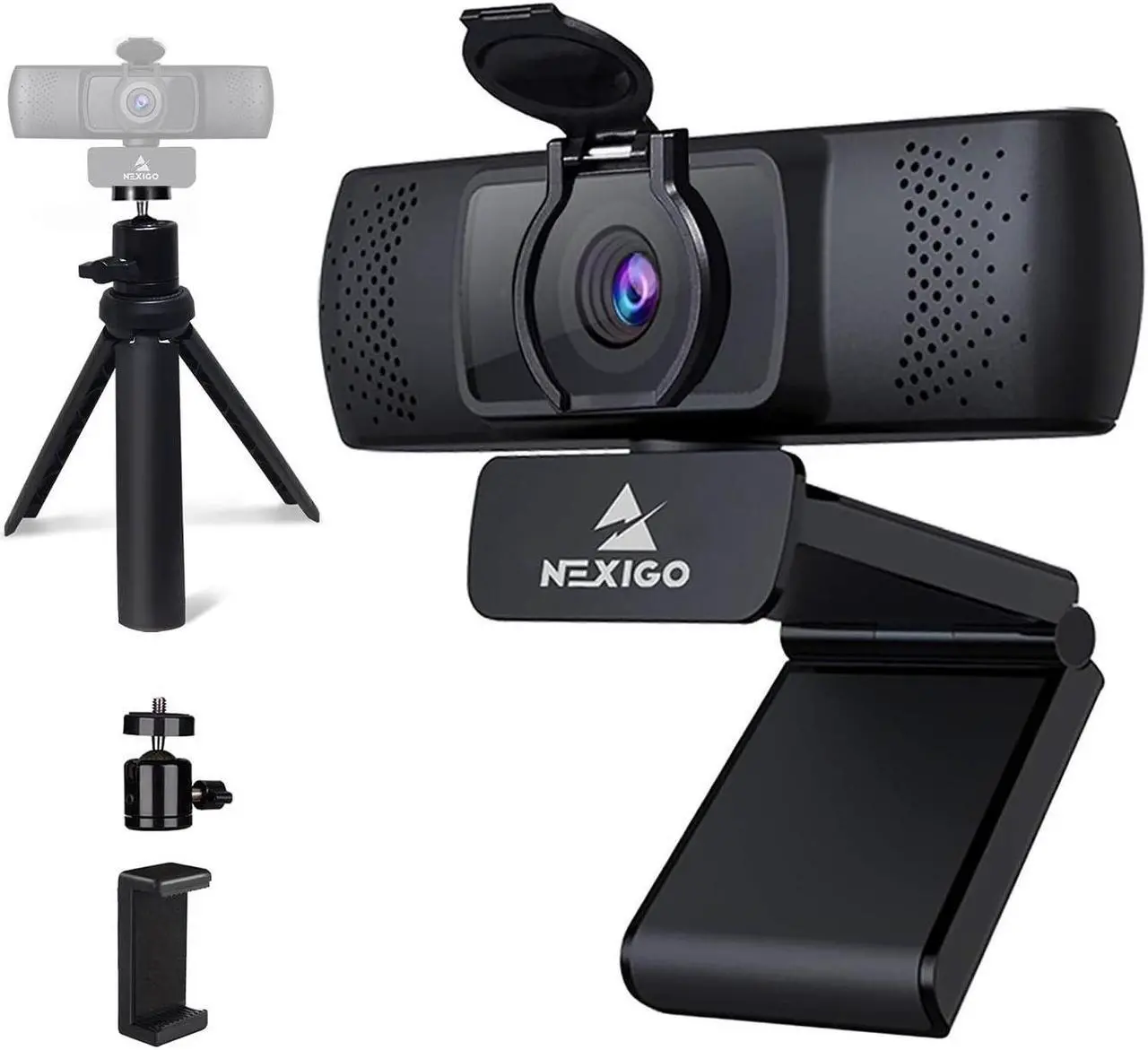 NexiGo 1080P Webcam Kits, N930P 1080P Streaming Business Webcam with ...
