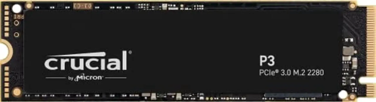 Crucial P3 1TB PCIe Gen3 3D NAND NVMe M.2 SSD, up to 3500MB/s ...