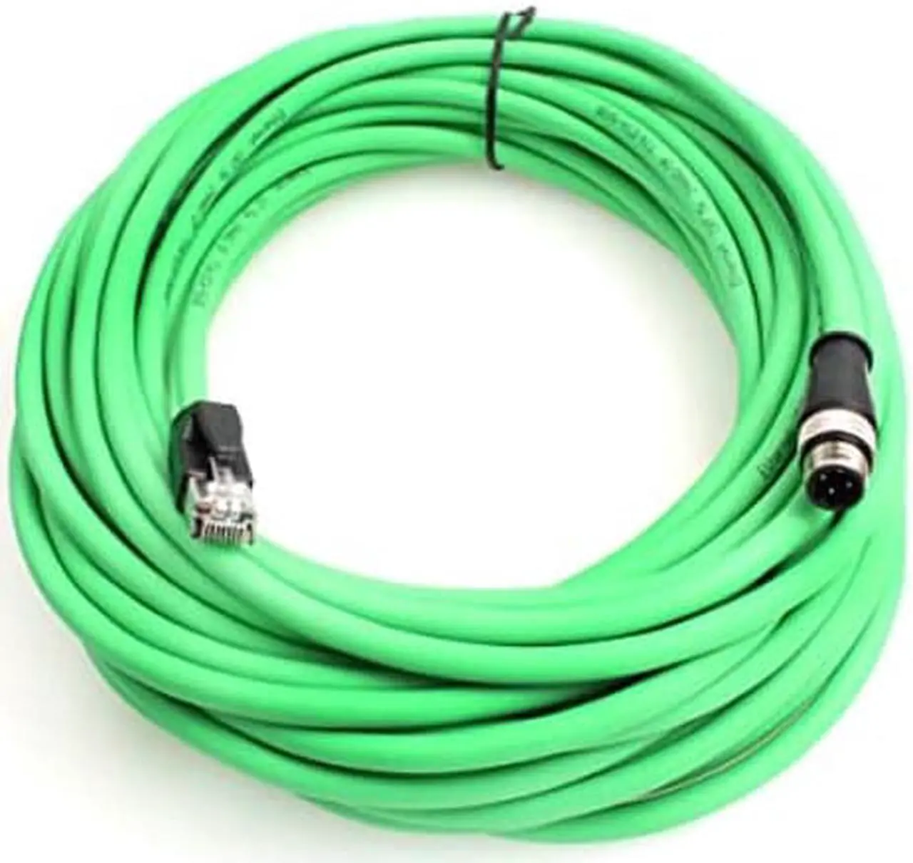 Eonvic M12 4-pin Male to RJ45 E4 Plug High Flex Cat5e Industrial ...