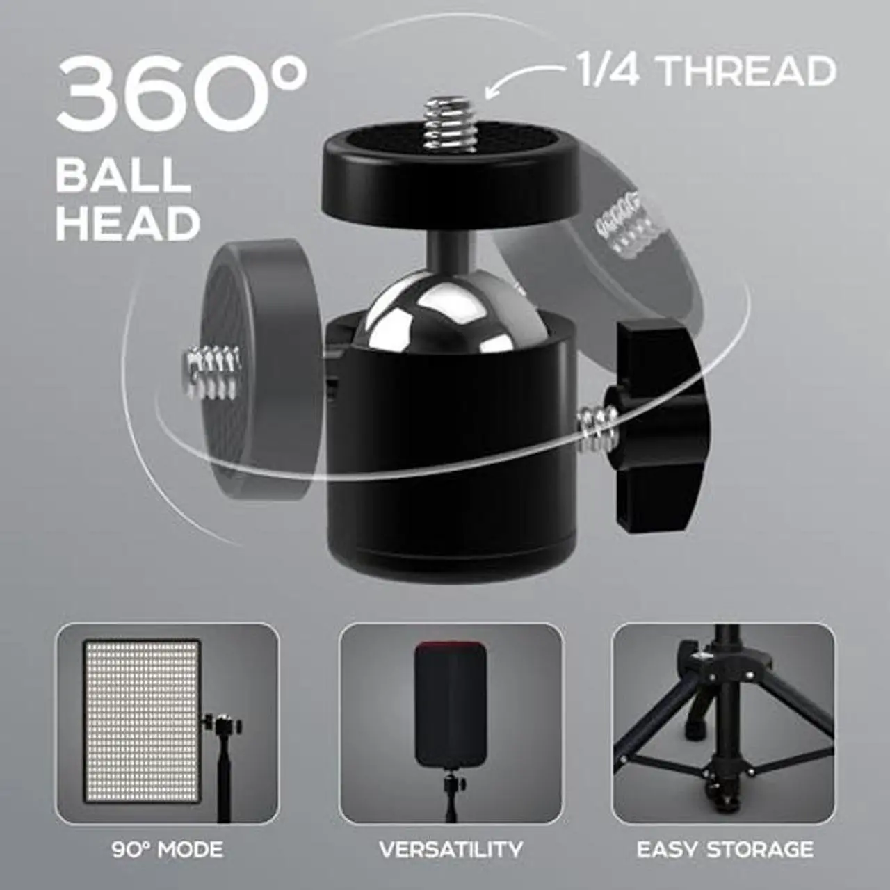 Projector Tripod Stand, Height Adjustable 26" to 59" & Floor Projector ...