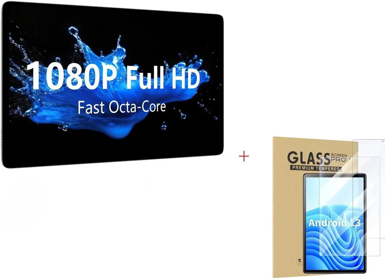 Topsand 10.1 Inch Android 12 Tablet with 2-PACK Premium Tablet Screen ...