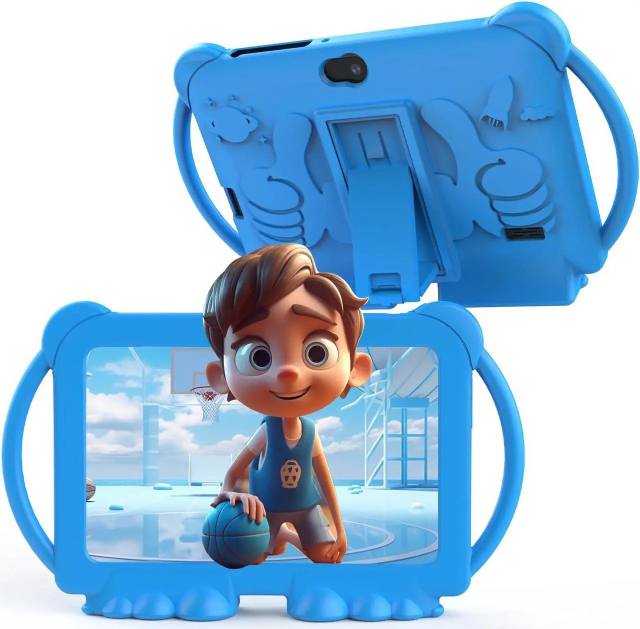 WUIUHOU 7 inch Tablet Kids Tablet Android 12 Tablet 32GB ROM 2+5MP Dual ...