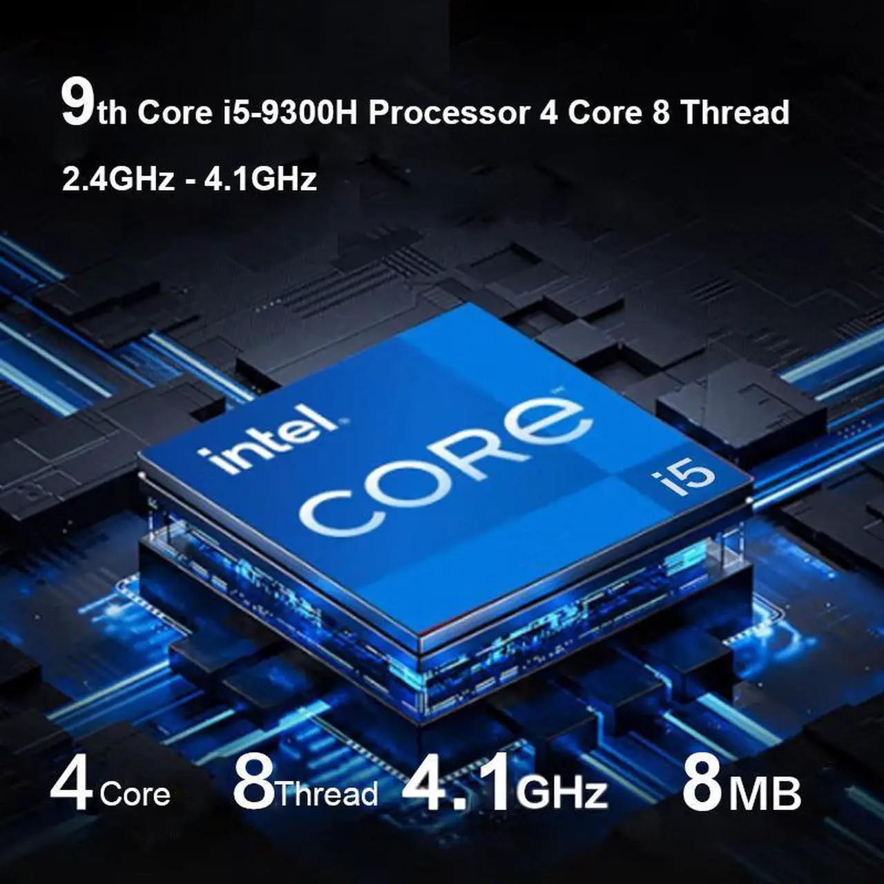 Intel NUC - Gaming desktop - Core i5-9300H Processor(8M Cache up to 4 ...