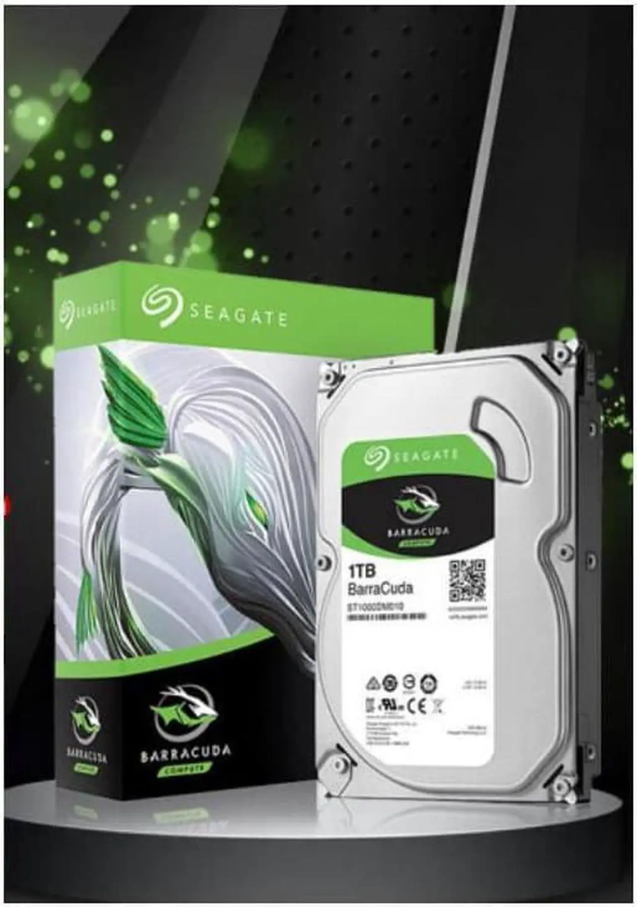 Seagate 1TB 7200RPM desktop mechanical hard drive SATA interface Seagate BarraCuda series ...