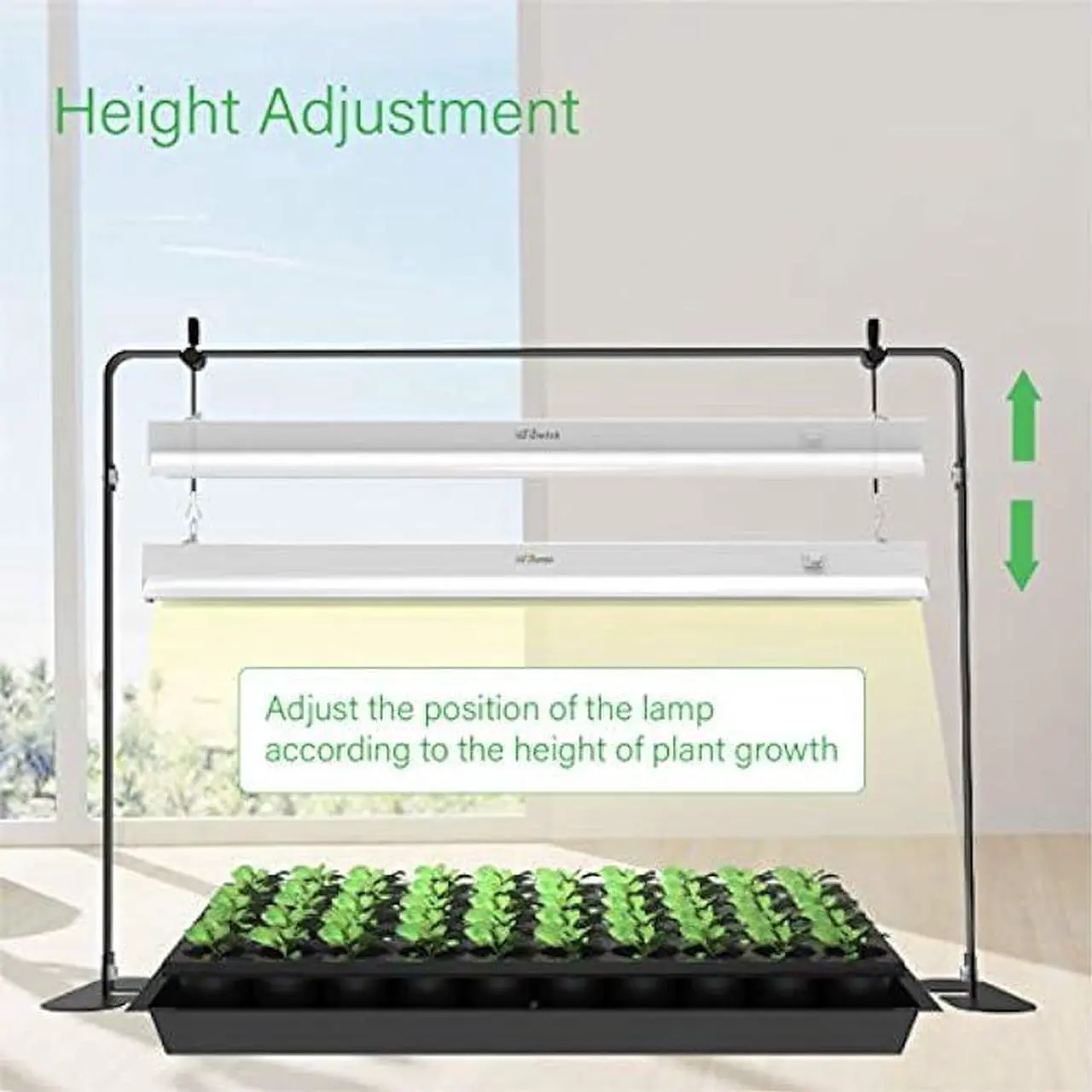 iGrowtek 2ft Grow Light for Seed Starting,LED Grow Lamp for Indoor ...