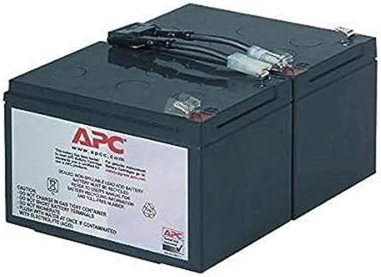 APC UPS Battery Replacement, RBC6, for APC Smart-UPS SMT1000, SMC1500, SMT1000C, SMT1000US ...