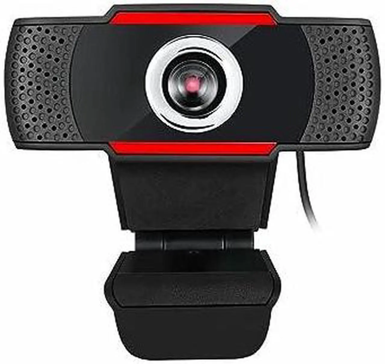 Adesso Cybertrack Hd 1280X720 Webcam, 1.3 Megapixels, Black/Red ...